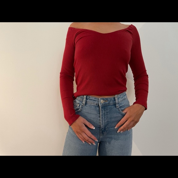 Reformation | Tops | Reformation Red Top | Poshmark